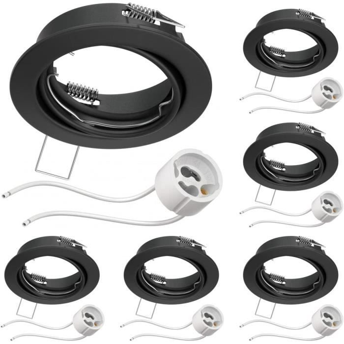 Cadre d'encastrement pour plafond FERE Cadre d'encastrement noir mat ...