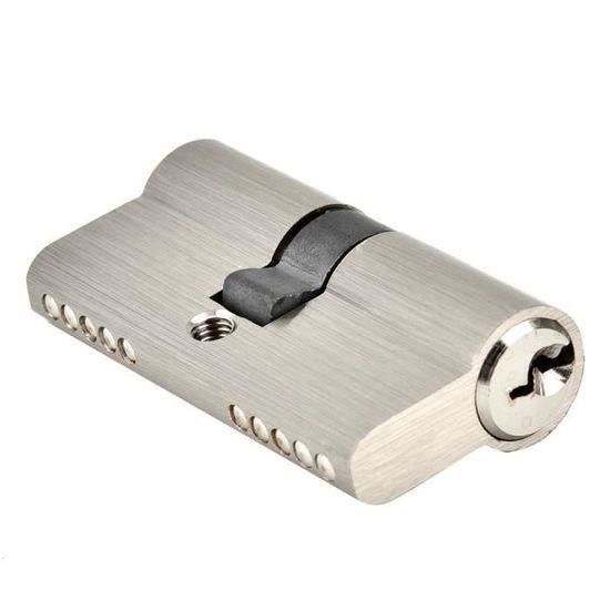 Cylindre de serrure en cuivre Cylindre de serrure de porte en bois ...