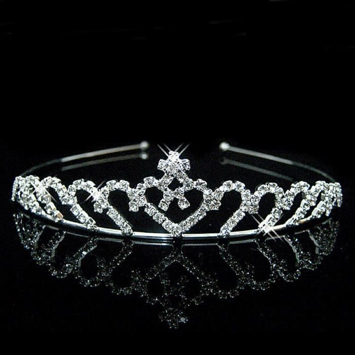 Color Champagne Gold COURONNE DIADÈME DE PRINCESSE POUR FILLES ...