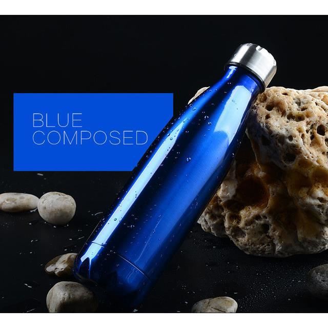 Bouteille isotherme,Gourde isotherme en acier inoxydable,gourde isotherme,pour conserver des ...