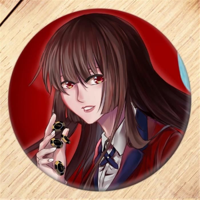 17 -Broche de dessin animé KAKEGURUI,accessoires de Badge Cosplay pour ...