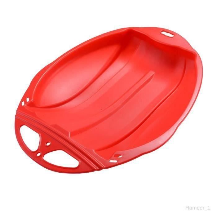 Enfants Snow Sled Sledge Downhill Sled Heavy Duty Toboggan Luge Sleigh ...