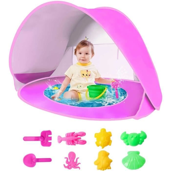 Tente Anti-Uv Bébé, Abri De Plage Anti Uv Avec Piscine Pour Bébé, Tente ...