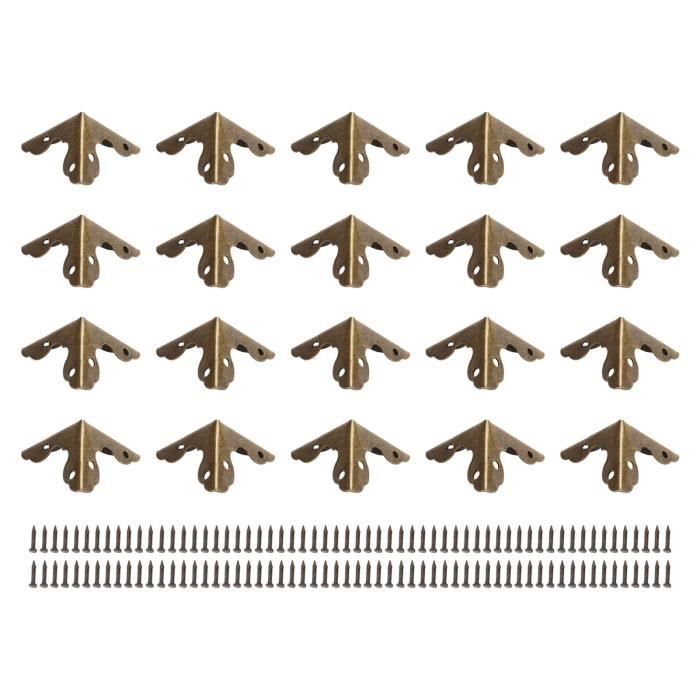 Protecteurs d'angle - CIKONIELF - Métal Bronze - 20 pièces - Style ...