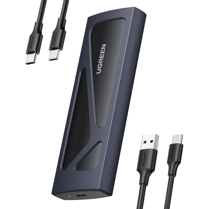 Boîtier M.2 Ssd Nvme 10 Gbps Usb 3.2 Gen 2 Adaptateur Nvme Ssd M.2 2230 ...