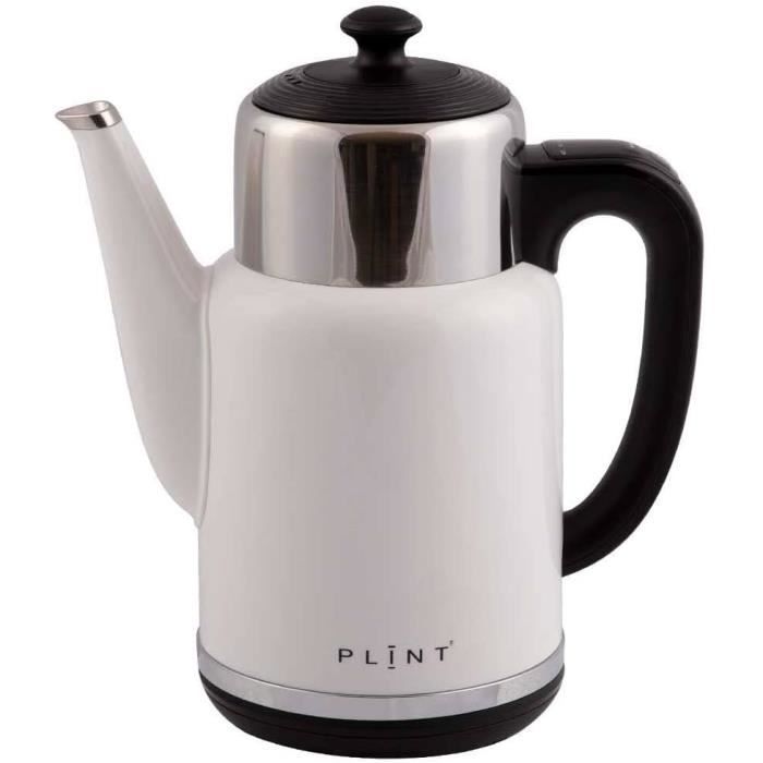 White Kettle 1,7 Litre Capacity Double Wall Hot Water Kettle For Thé ...