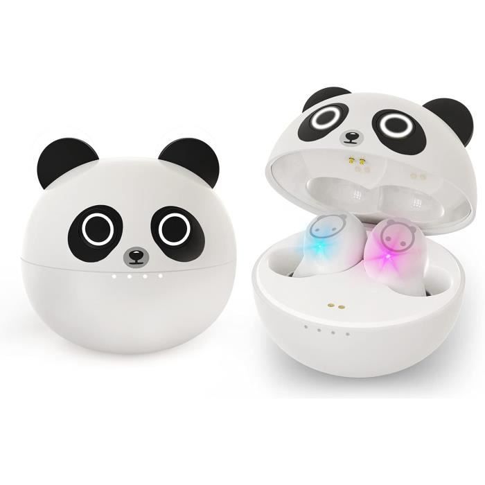 Écouteurs Bluetooth Blancs, Écouteurs Sans Fil Enfants Cartoon Design ...