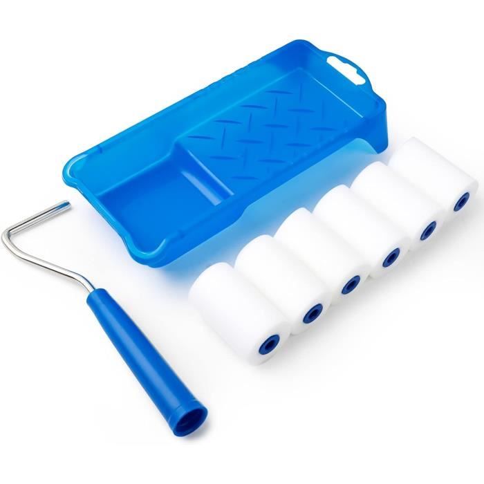 Mini rouleau à peinture en mousse, petit rouleau à peinture en mousse ...