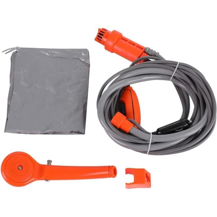 TOPWAY Douche Portable Douche de Camping 12V, Kit de Douche de Camping ...