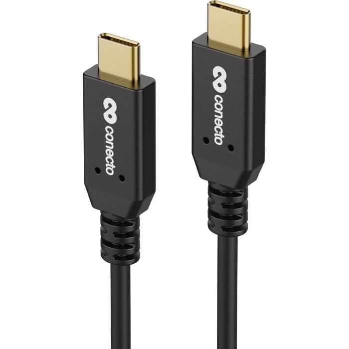 , Câble De Données Et De Charge Usb-C Vers Usb-C, Usb 3.1, Gen 2 ...