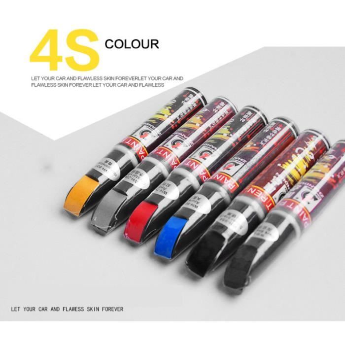 Stylos Efface-rayures Pour Carrosserie Réparation éraflure 12ML Blanc ...