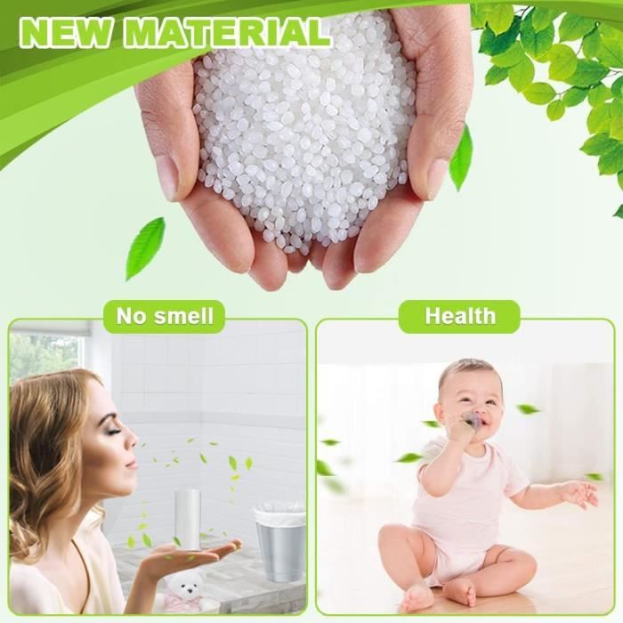 Sac poubelle biodégradable de 5 litres, petit sac poubelle de salle de ...