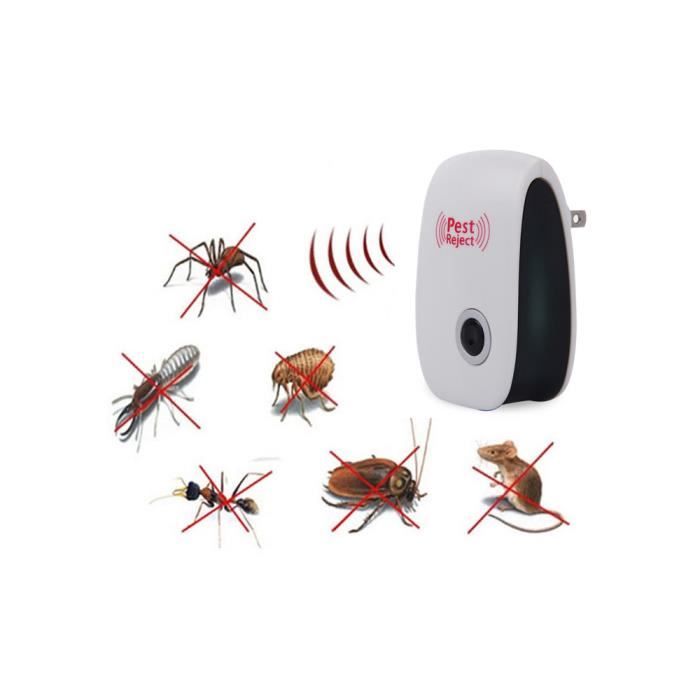 2* Répulsif Ultrason Anti-Rongeurs Insectes, Répulsif Anti Rats Souris ...