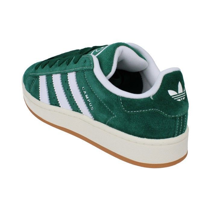 Chaussures Adidas Campus 00S Homme - Cuir - Vert - Lacets Vert ...