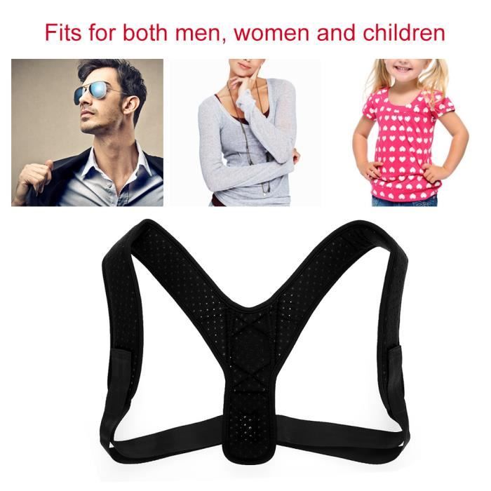 Omabeta Orthèse d'épaule Correcteur de posture du dos pour hommes et ...