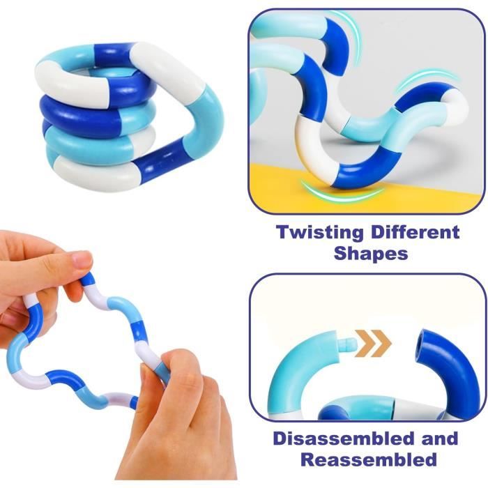 Jouet Fidget - Non spécifié - Twister - Anti-stress - Mixte - 6 pièces ...