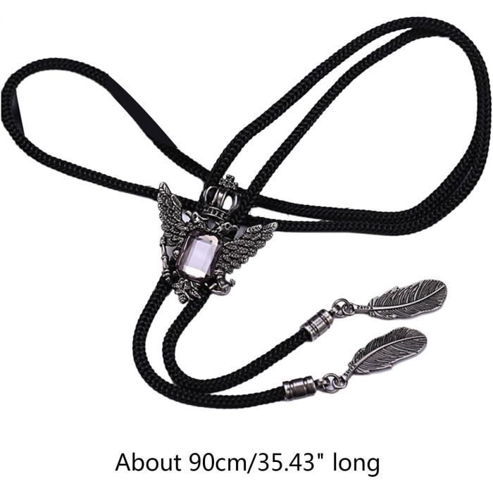 Métal Cristal Bolo Cravate Cowboy Fleur Cravate Pour Chemise Jeans ...