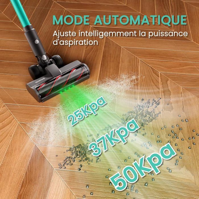 Aspirateur Balai Sans Fil - ETHNICS ORIGINS - SmartAI V5 - 600W - 50Kpa ...