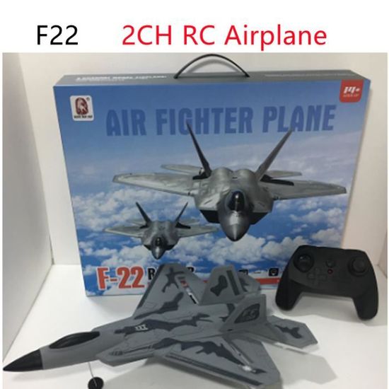 Avion RC F22-2CH-Avion Su35 2.4g 2ch-3ch 6 Axes Gyro Epp À Aile Fixe, Jouet D'extérieur ...