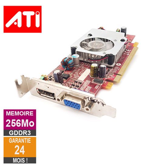 Carte graphique AMD ATI Radeon HD 3470 Low Profile 256Mo GDDR3 PCI-e ...