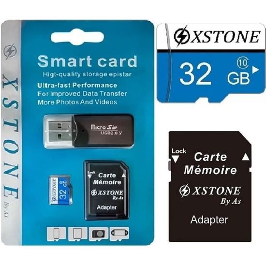 Carte mémoire Micro SD - Xstone - 32 Go - Format Micro SD - Cdiscount Appareil Photo