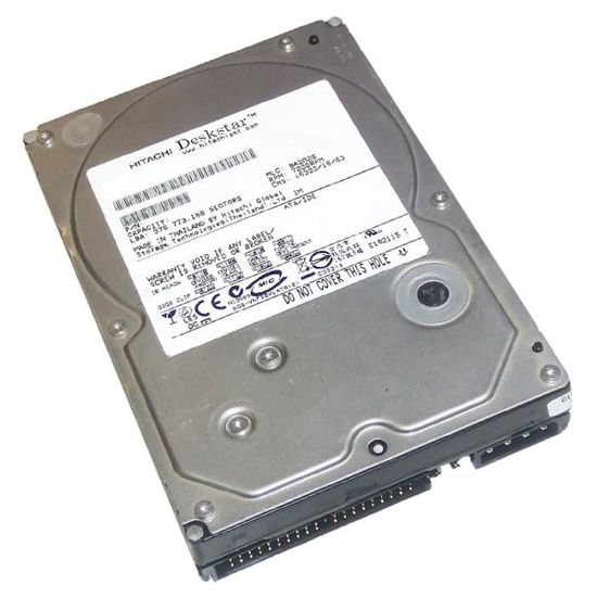 Disque Dur 500Go IDE ATA 3.5" Hitachi Deskstar HDS725050KLAT80 7200RPM ...