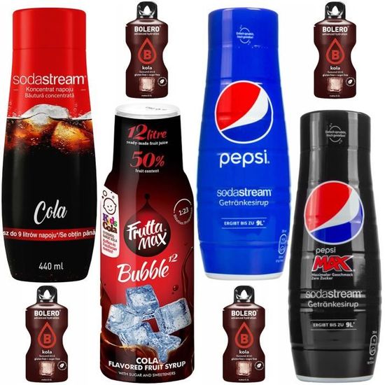 Mega Cola set pour Sodastream + sachets boléro - Cdiscount Au quotidien