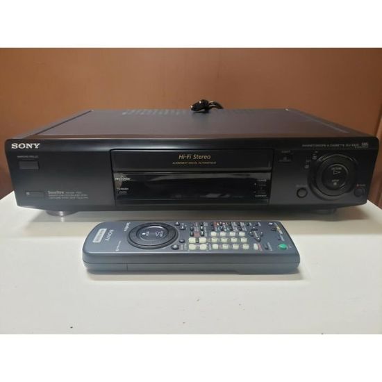 MAGNETOSCOPE SONY SLV-E820 LECTEUR ENREGISTREUR K7 CASSETTE VIDEO VHS VCR + TEL - Cdiscount TV ...