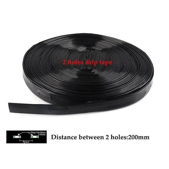 Dévidoir,space 20cm-16mm-50m--Tuyau D'arrosage À 2 Trous, 20-100m, 16mm, 100-150-200mm, Micro ...