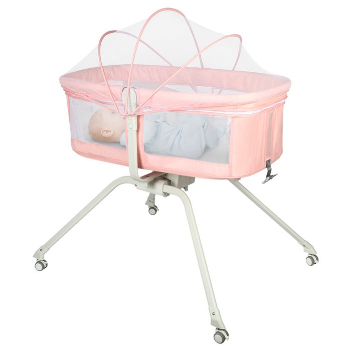 Lit Bébé Cododo 3 en 1 avec Fonction Bascule - Moustiquaire et Matelas ...