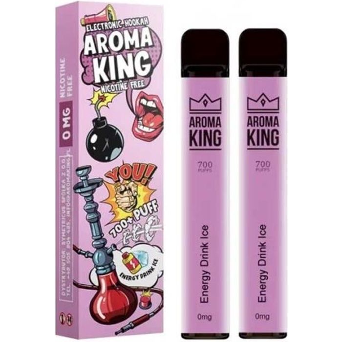 LOT DE 2 PUFFS AROMA KING ENERGY DRINK EN 0MG - Cdiscount Au quotidien