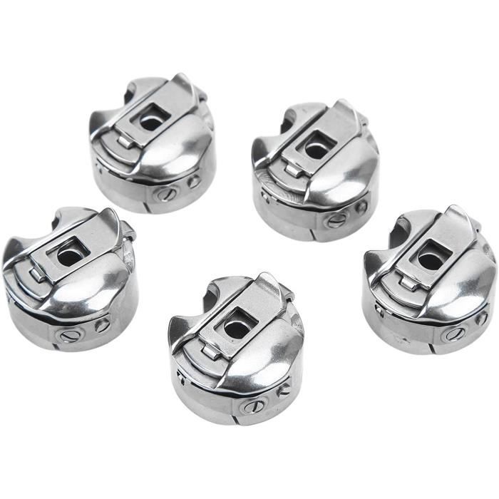 Boîtier de canette de machine à coudre 5 pièces, boîtier de canette en ...