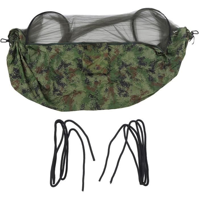 Hamac De Camping En Plein Air Avec Filet De Lit, Hamac De Voyage Pour ...