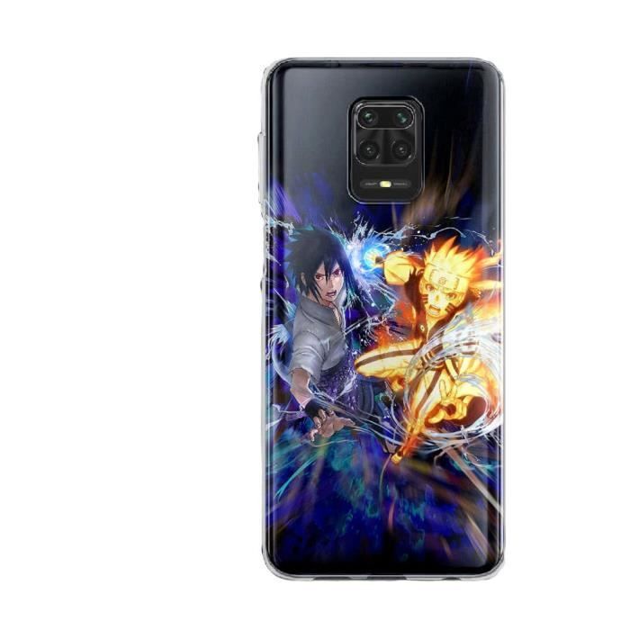 Coque Xiaomi Redmi Note 9 - Xiaomi - Fight Naruto Sasuke - Blanc ...