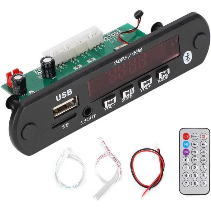 Décodeur Mp3, Carte De Décodeur Mp3 Bluetooth Lcd 12V Décodage Lecteur ...