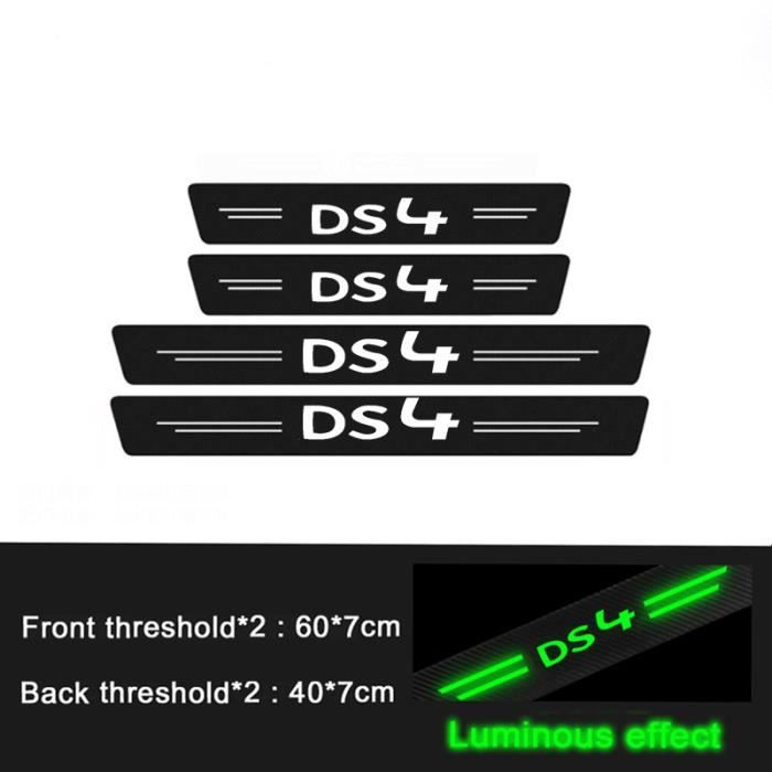 Plaque de protection lumineuse pour seuil de pare choc arrière de ...