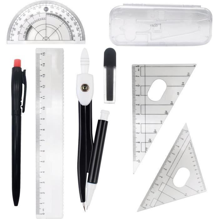 Kit De 7 De Compas Enfant,Compas Avec Boîte De Rangement,Compas Rotring ...
