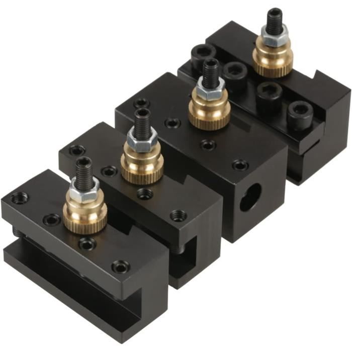 4Pcs Mini Outil De Changement Rapide De Tour, Porte-Outil De Tour Kit ...