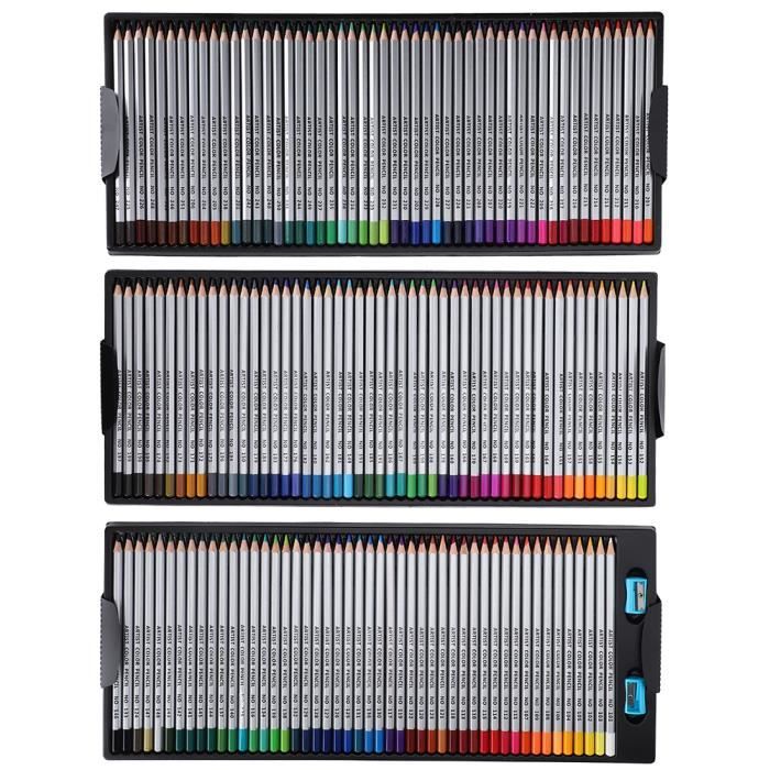 HEG Ensemble De Crayons Colorés De 150 Couleurs Professionnels Pour ...