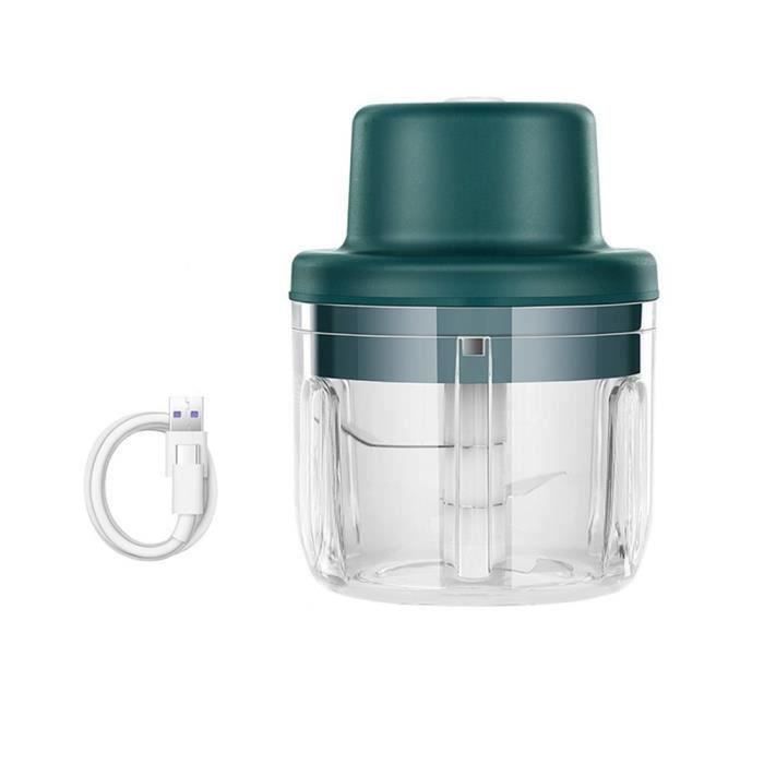 ALL10907-Hachoir à Ail éLectrique Mini Trancheuse à Aliments Portable ...