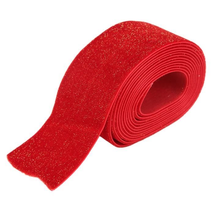 HURRISE rouleau de ruban décoratif rouge Ruban d'emballage cadeau pas ...