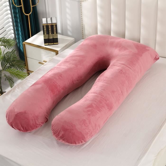 Coussin de Grossesse et d'allaitement pour Dormir Modulaire Forme de U ...