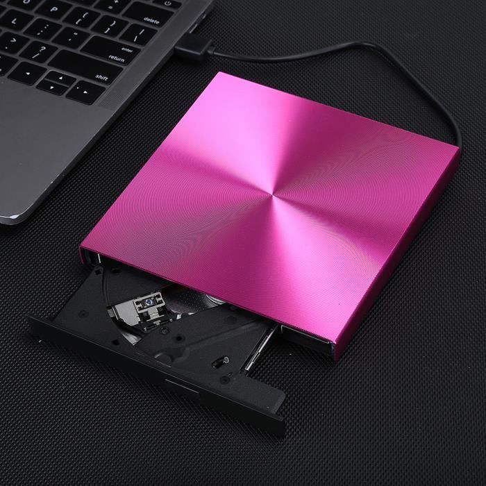 Graveur de CD DVD USB 3.0 Lecteur Externe - QQMORA - Rose Rouge ... Graveur de CD DVD USB 3.0 Lecteur Externe - QQMORA - Rose Rouge ...