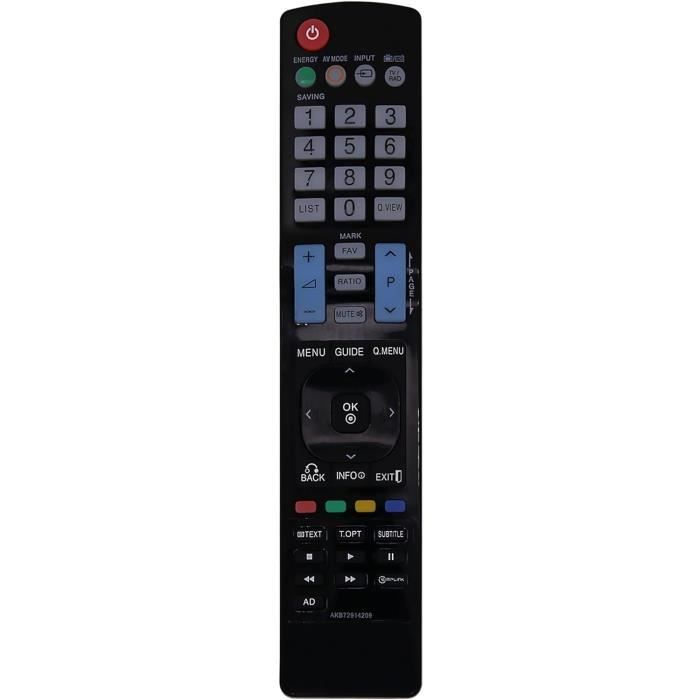 Lg Télécommande Universelle Pour Téléviseur Lg Smart Tv 3D Avec Bouton ...