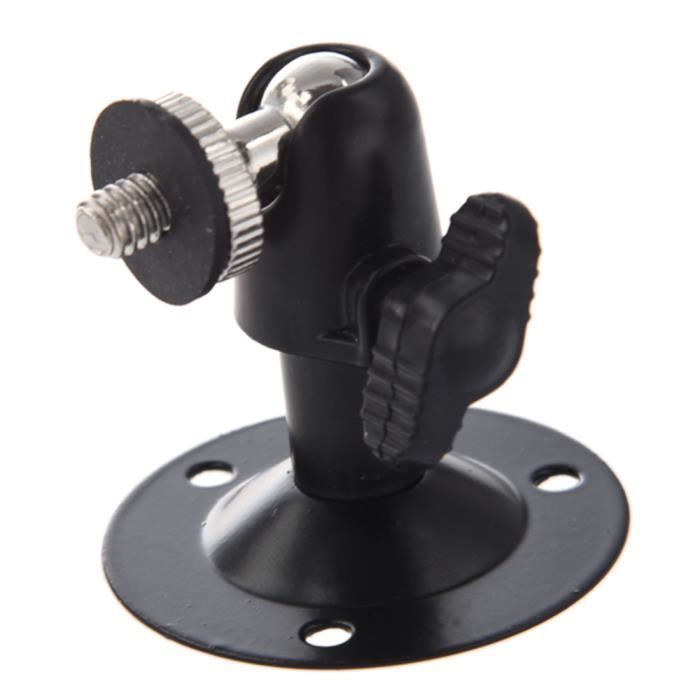 Support mural pour caméra de surveillance - SODIAL - Noir - Métallique ...