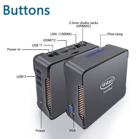 Ecouteurs Bluetooth Sans Fil - Bluetooth 5.3 - HiFi Stéréo - Contrôle Tactile 50 Heures Écran ...