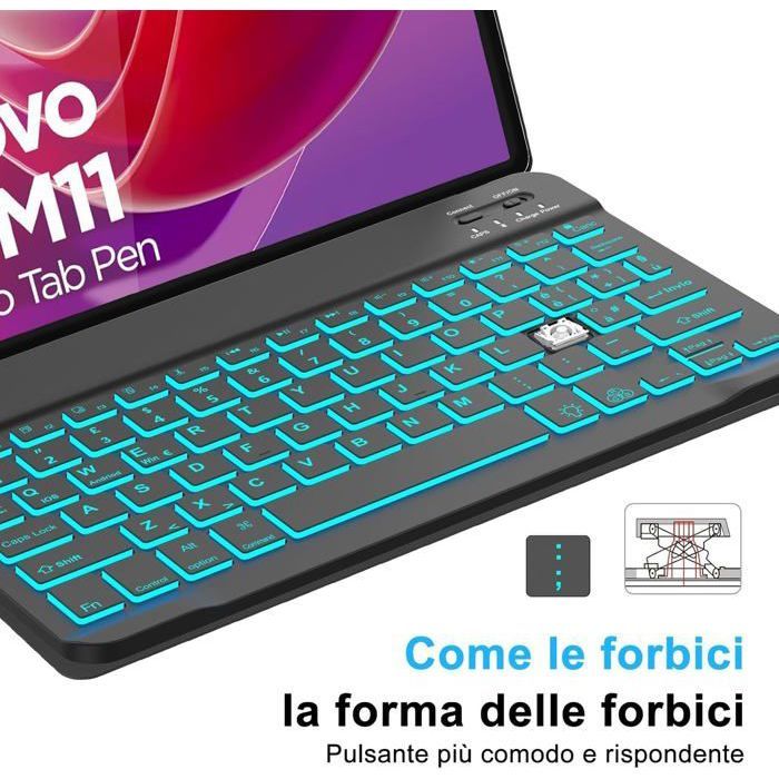Tui Clavier Lenovo Tab M11 11quot Coque Avec Clavier Italien Pour ...