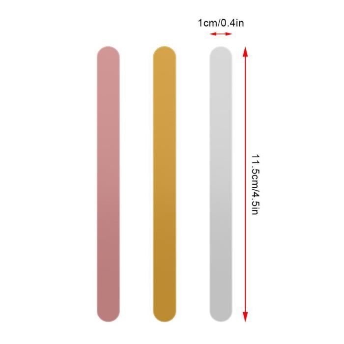 Bâtons Acryliques 50 Pièces Bâtons De Popsicle Acrylique Bâtons De ...