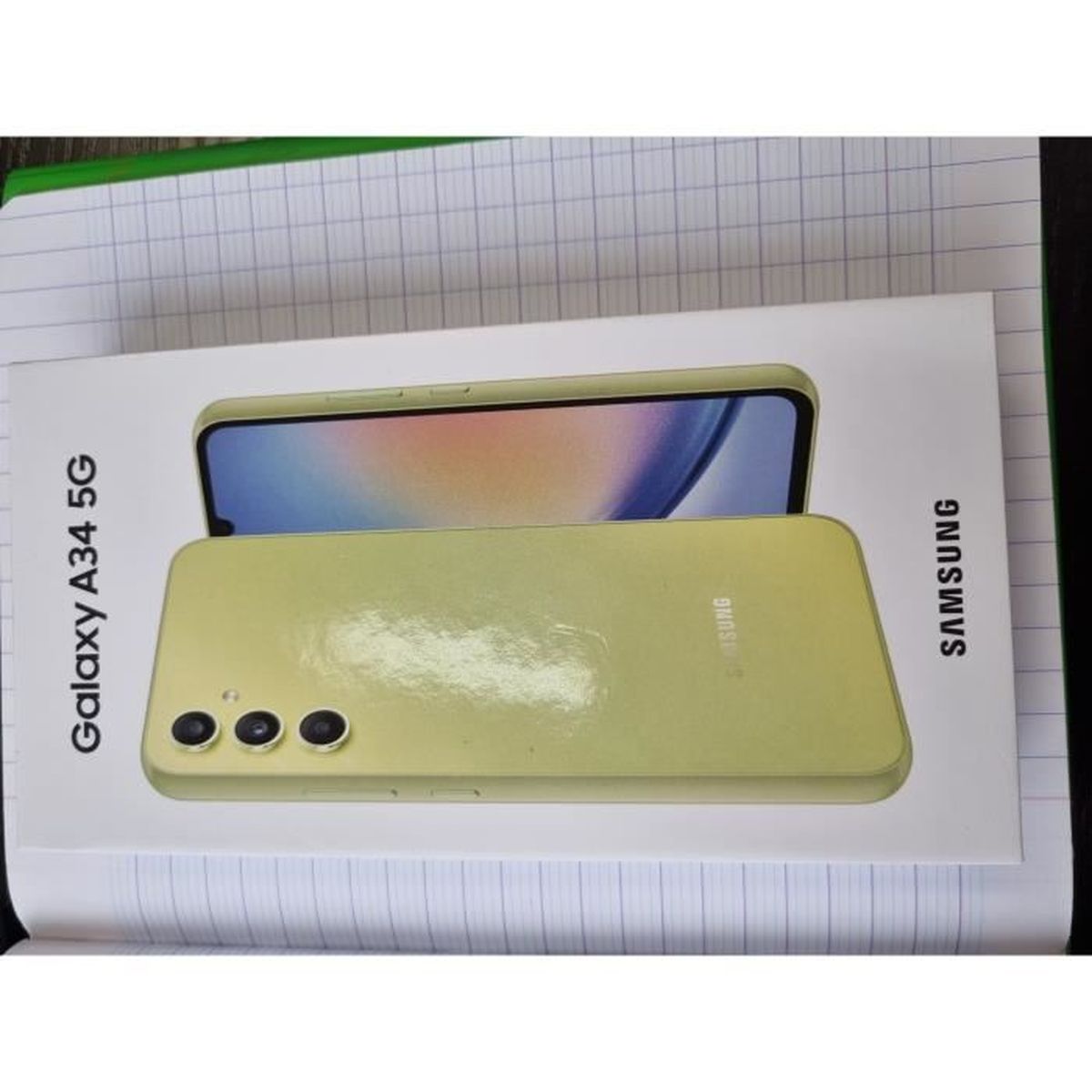 Samsung Galaxy A34 5g 128giga Vert Cdiscount Téléphonie