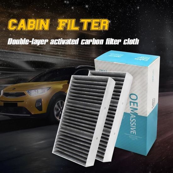 2x pour mercedes-benz GL350 GL500 ML300 ML350 Pollen filtre à air d ...